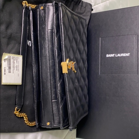 Yves Saint Laurent | Bags | Ysl Authentic Small Becky Chain Shoulder ...